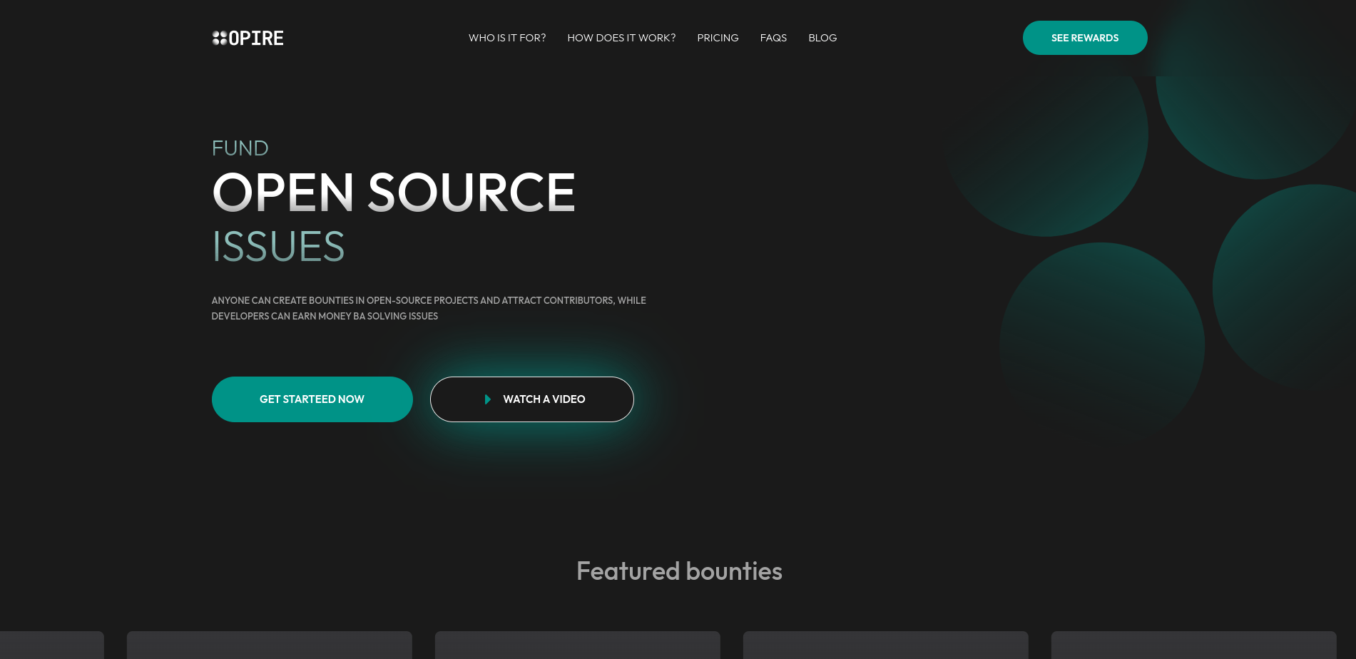Opire - the bounty platform for software developers